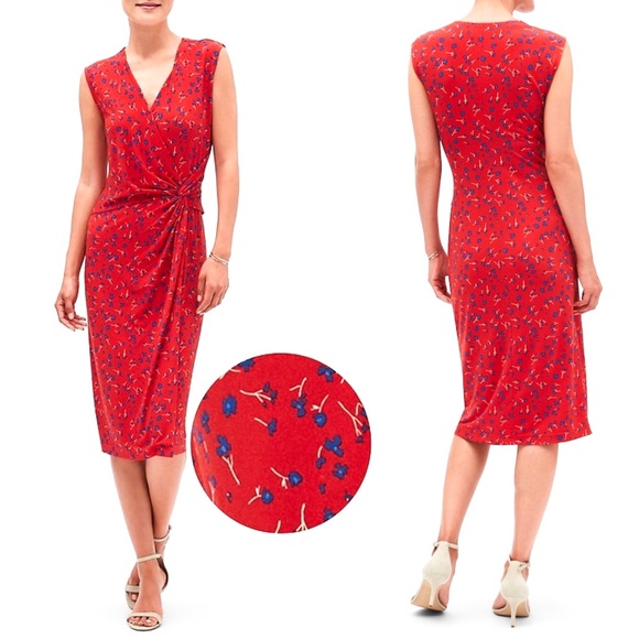 Banana Republic Factory Dresses Banana Republic Factory Print Wrap